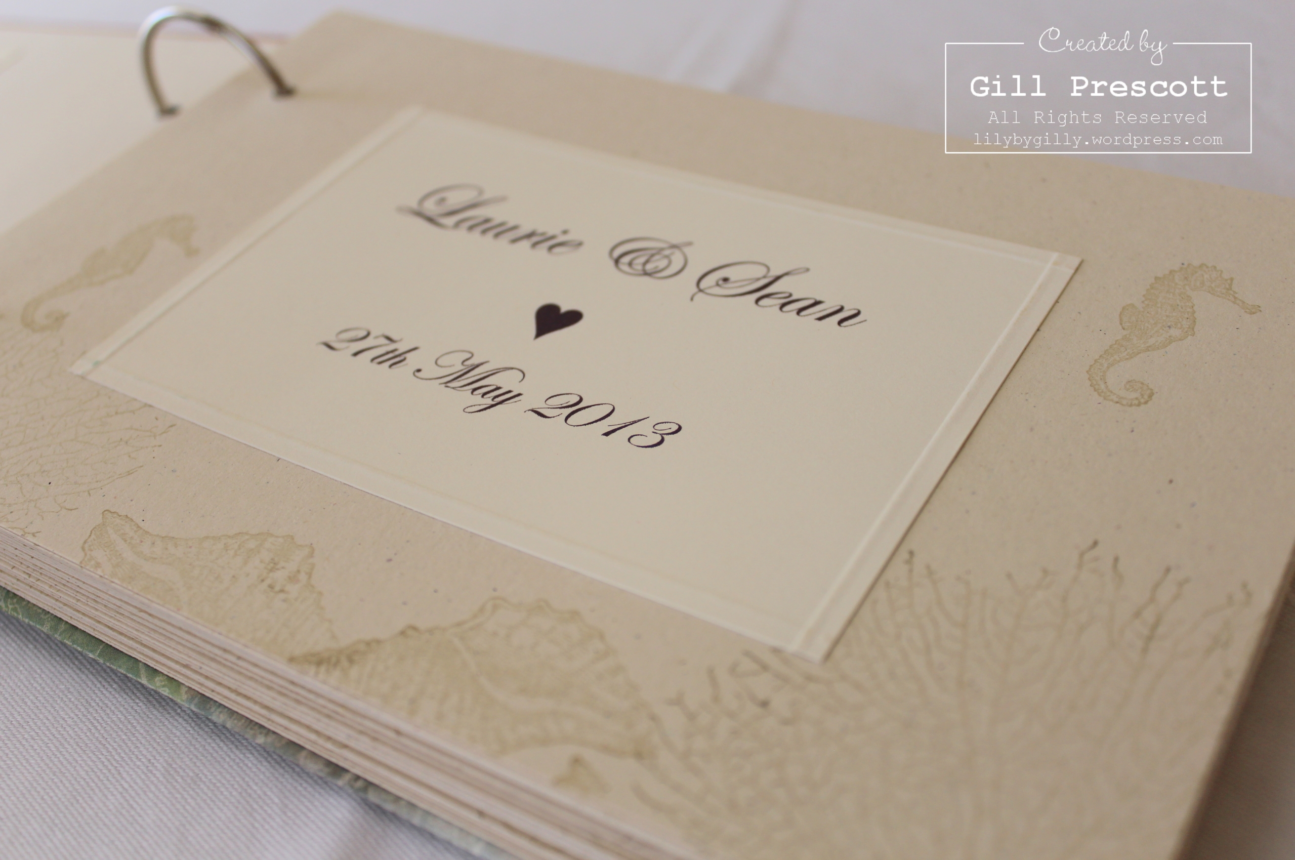 Wedding guest book … – Lily-by-Gilly