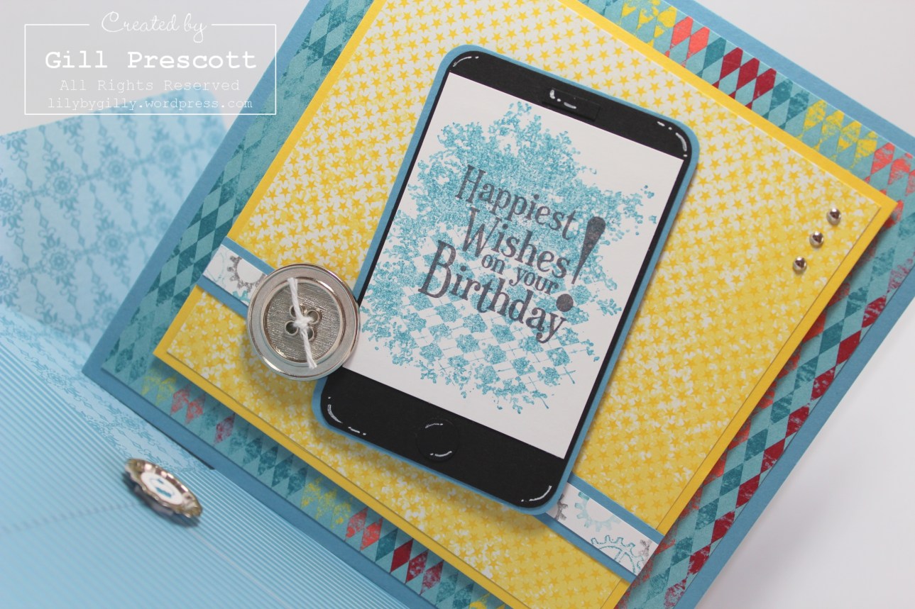 I-phone birthday card … – Lily-by-Gilly