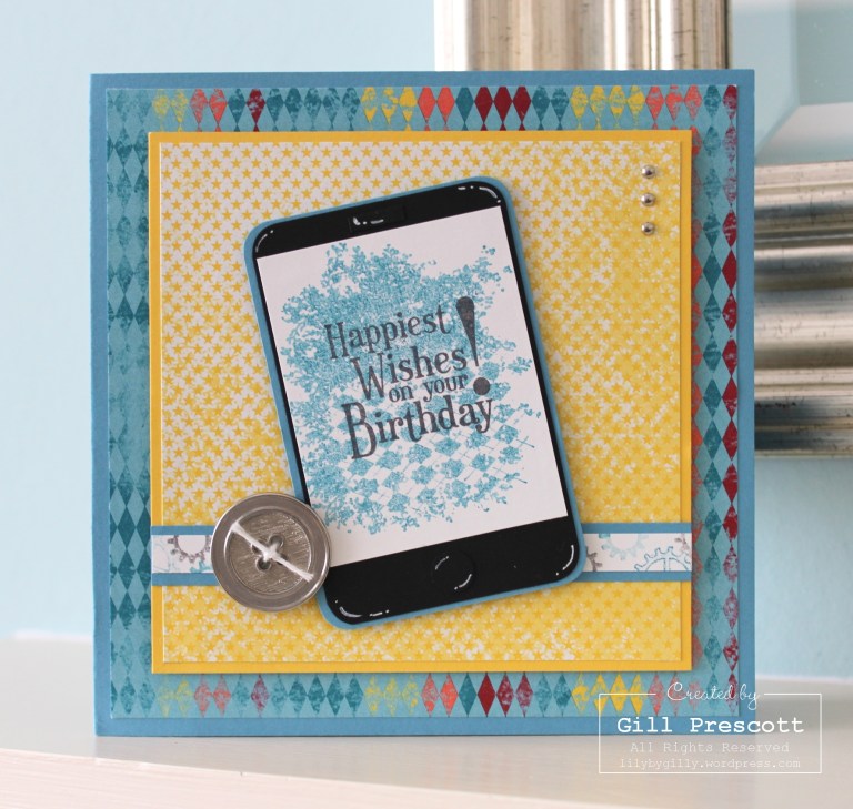 I-phone birthday card … – Lily-by-Gilly
