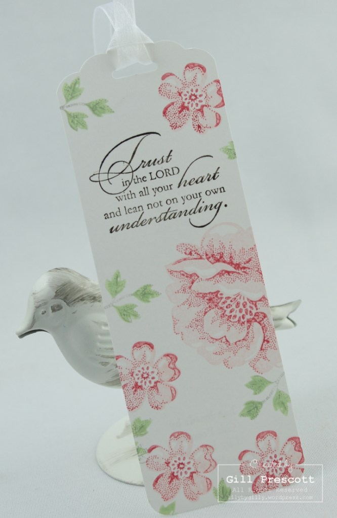 Pretty bookmarks using stippled blossoms by Stampin’ Up … | Lily-by-Gilly