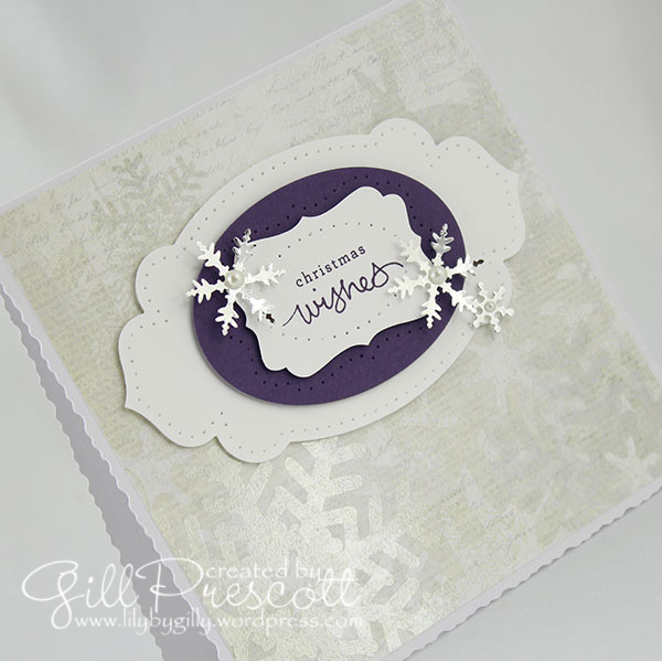 Paper piercing with Stampin’ Up templates … – Lily-by-Gilly