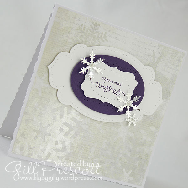 Paper piercing with Stampin’ Up templates … – Lily-by-Gilly