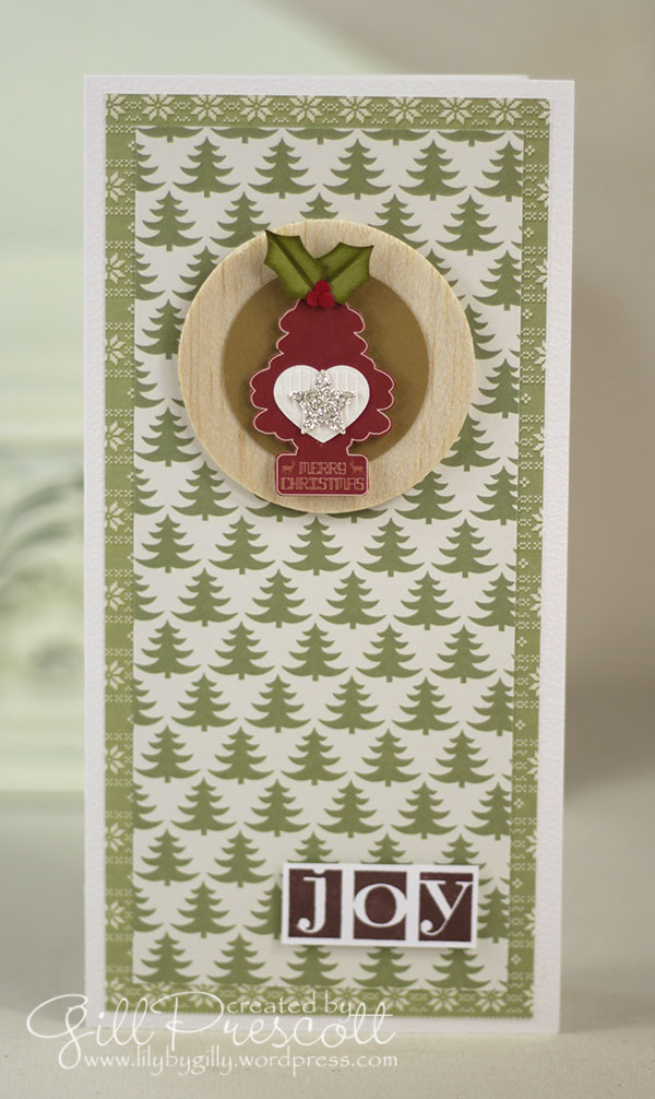 A Christmas card from scraps and snippets… – Lily-by-Gilly