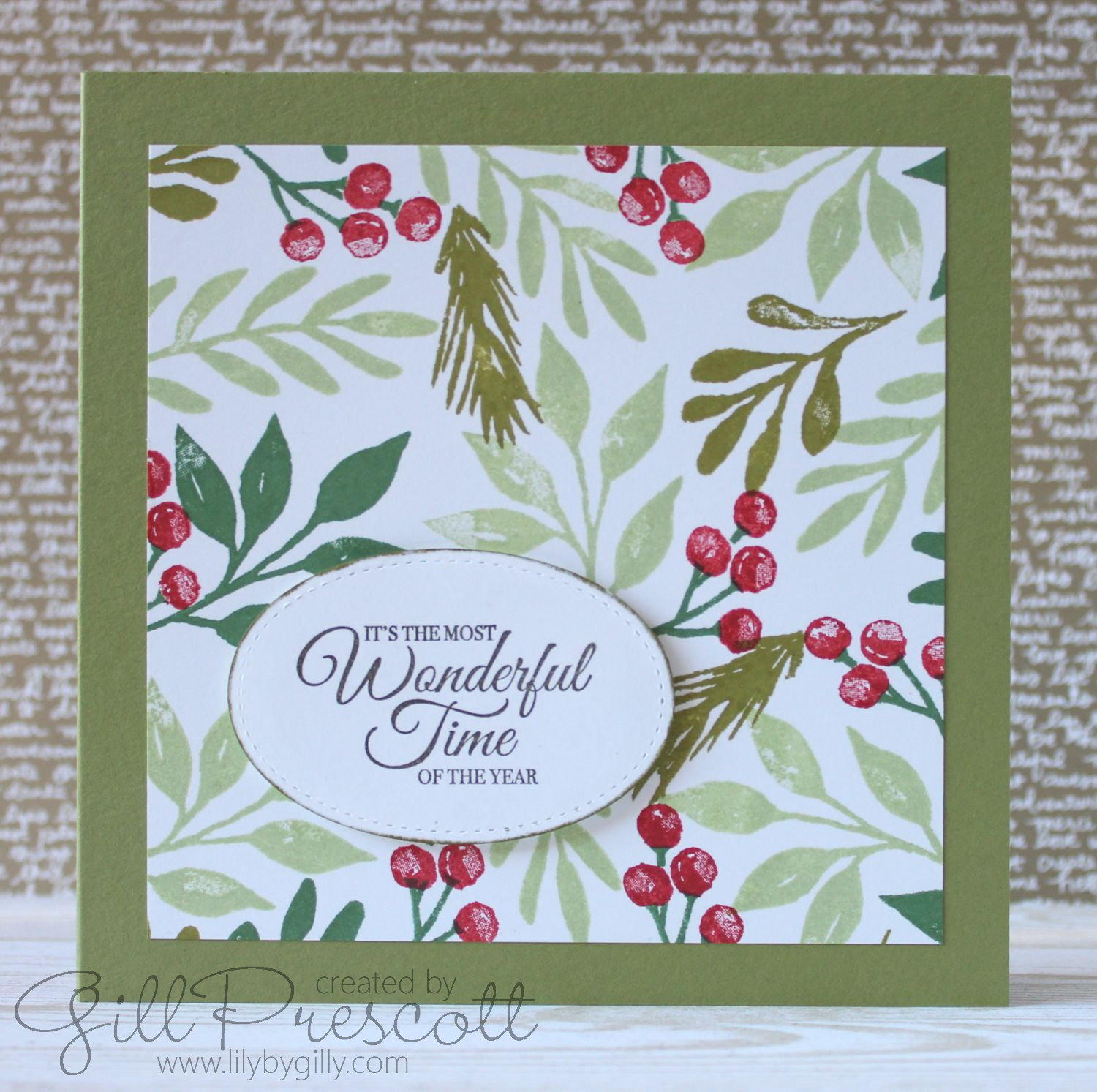 Masculine Christmas card – Lily-by-Gilly