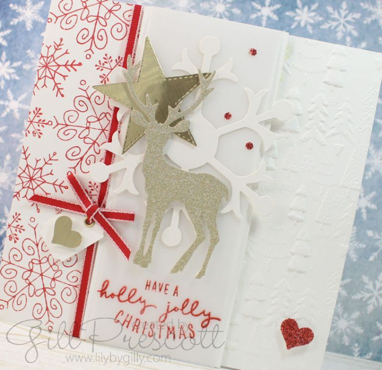 Multi-layered Christmas card – Lily-by-Gilly
