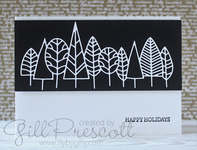Black and white Christmas cards – Lily-by-Gilly