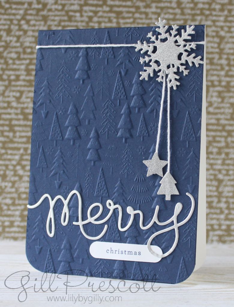 Sizzix 3D trees textured impressions embossing folder | Lily-by-Gilly