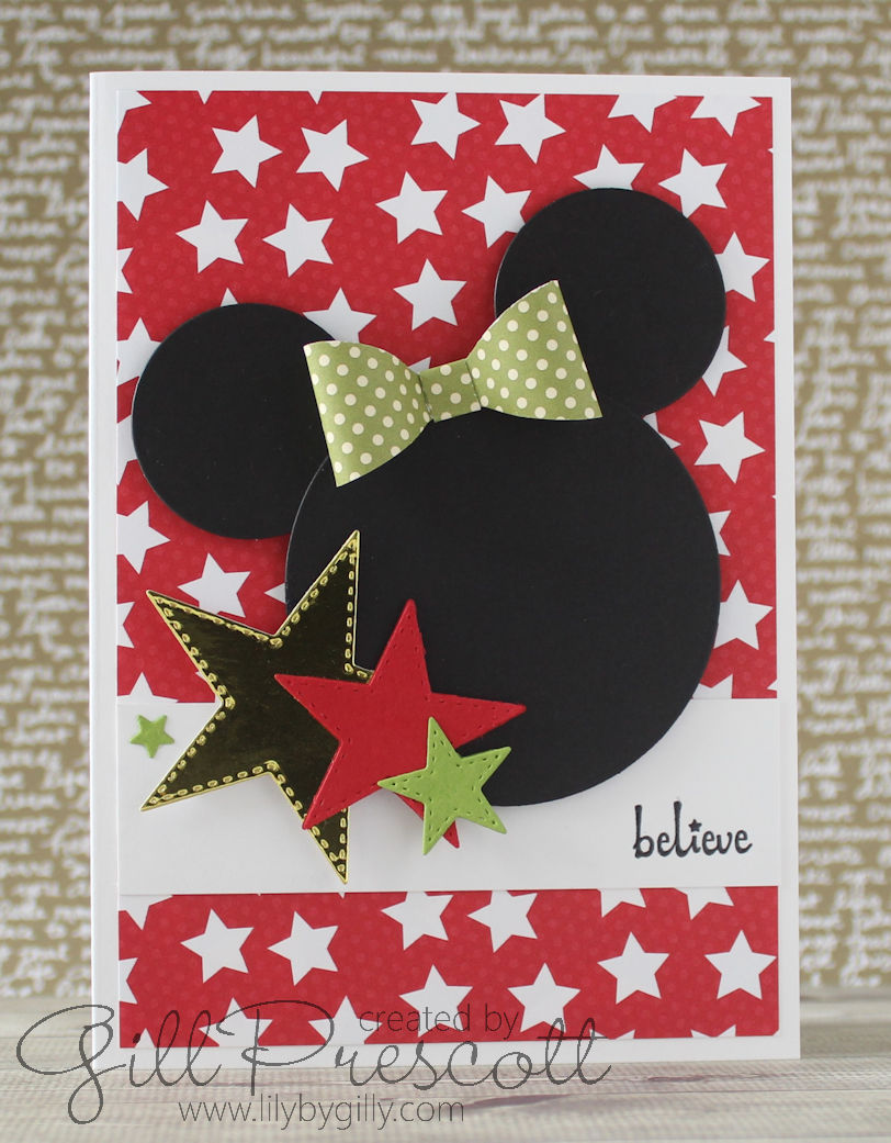 Mickey and Minnie mouse Christmas cards – Lily-by-Gilly